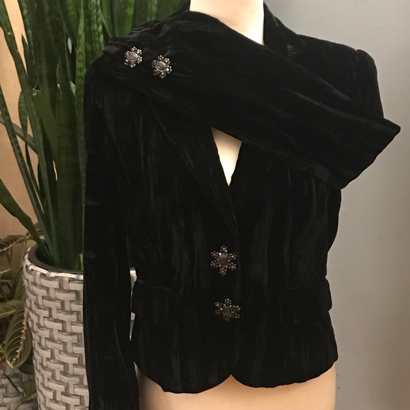 ECI | Jackets & Coats | Lbn Eci New York Crushed Velvet Blazerjacket ...